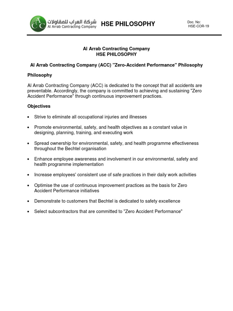 Philosophy of HSE | PDF