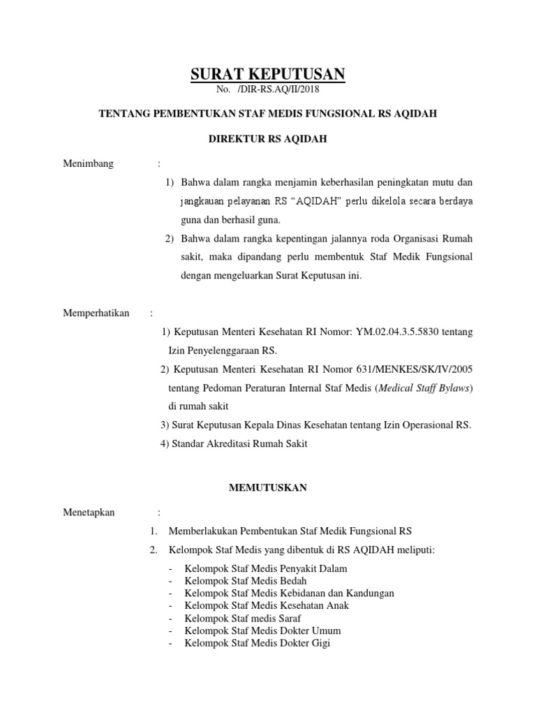 SK Pembentukan SMF | PDF