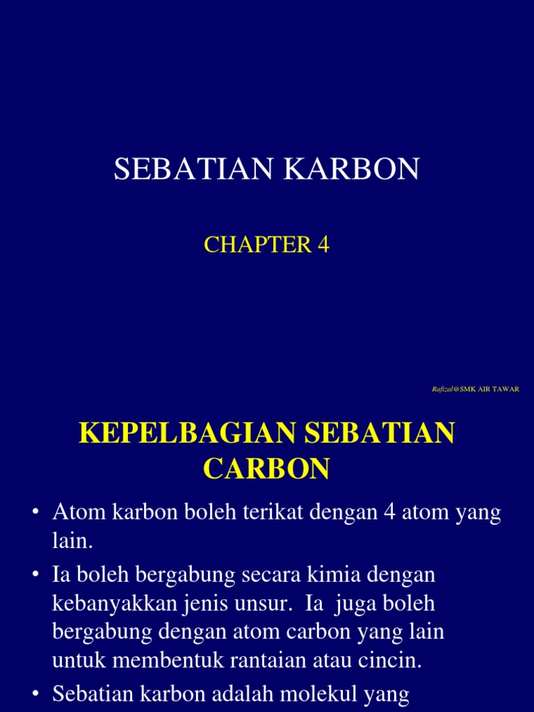 SEbatian Karbon | PDF | Sains & Matematika