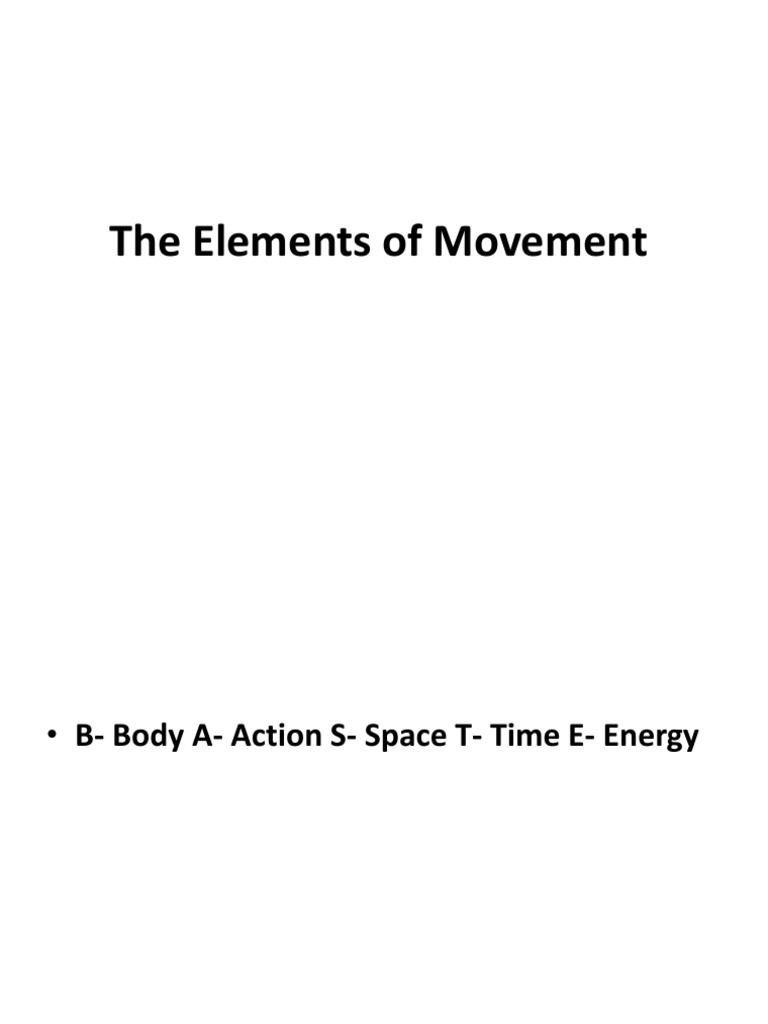 The Elements of Movement | PDF | Dances | Rhythm