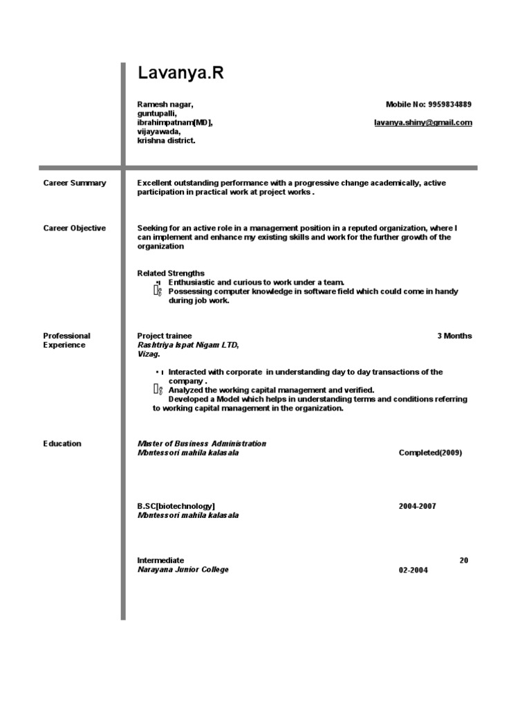 Lavanya Resume | PDF | Software | Computing