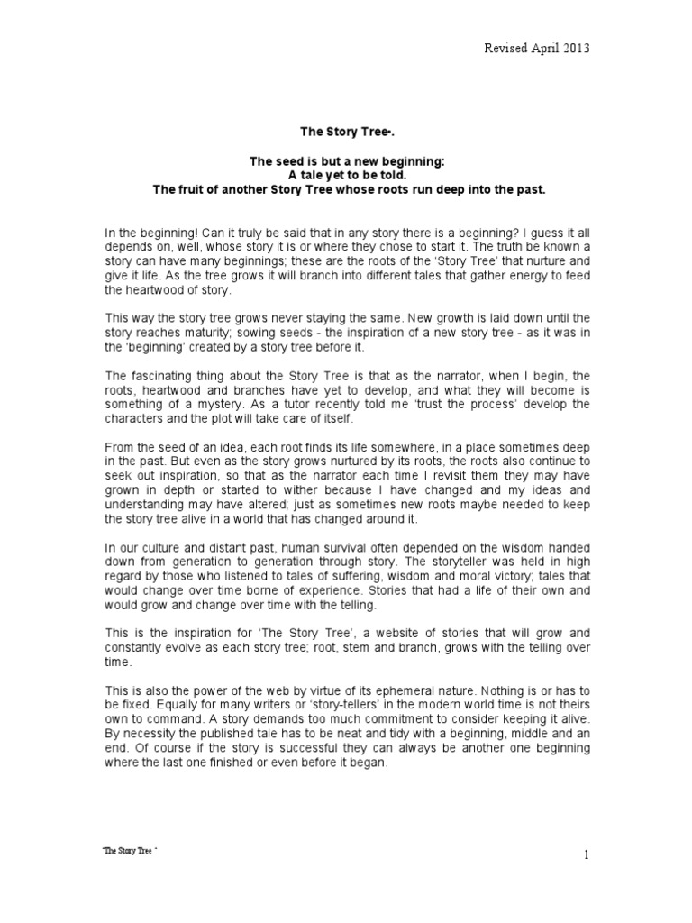 The Story Tree | Storytelling | Trees