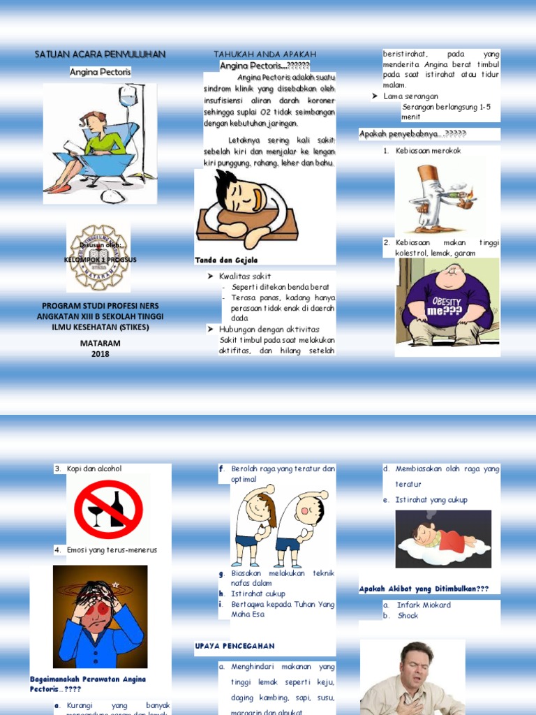 Leaflet Angina Pectoris | PDF