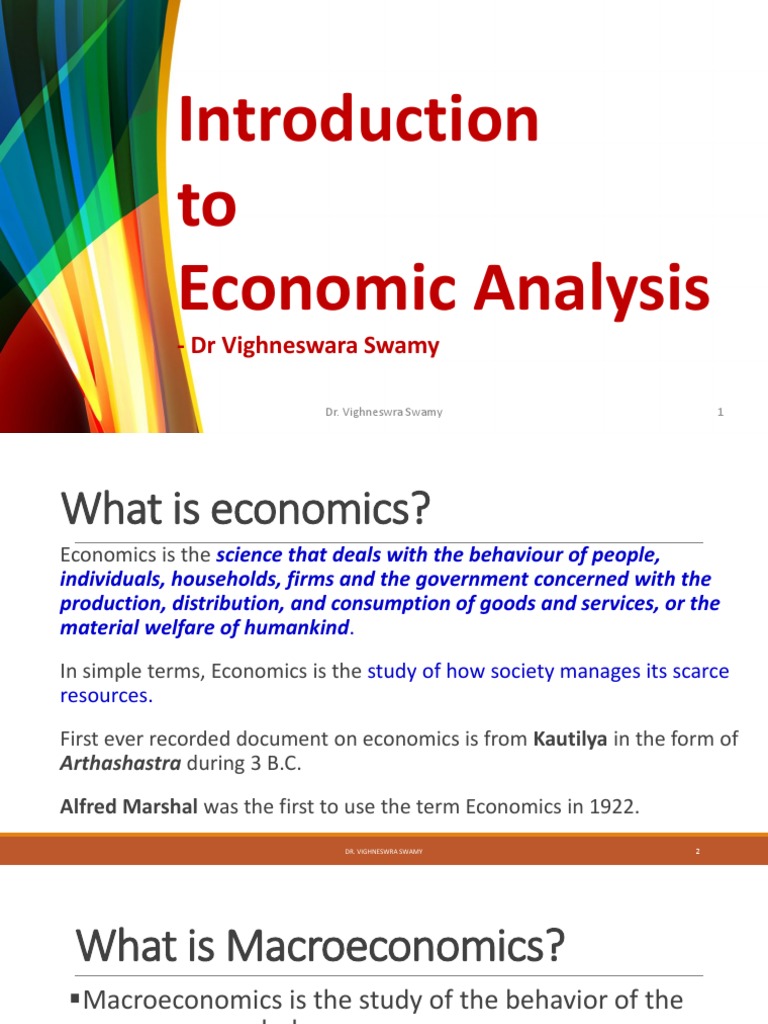 Introduction To Economic Analysis | PDF | Macroeconomics | Gross ...
