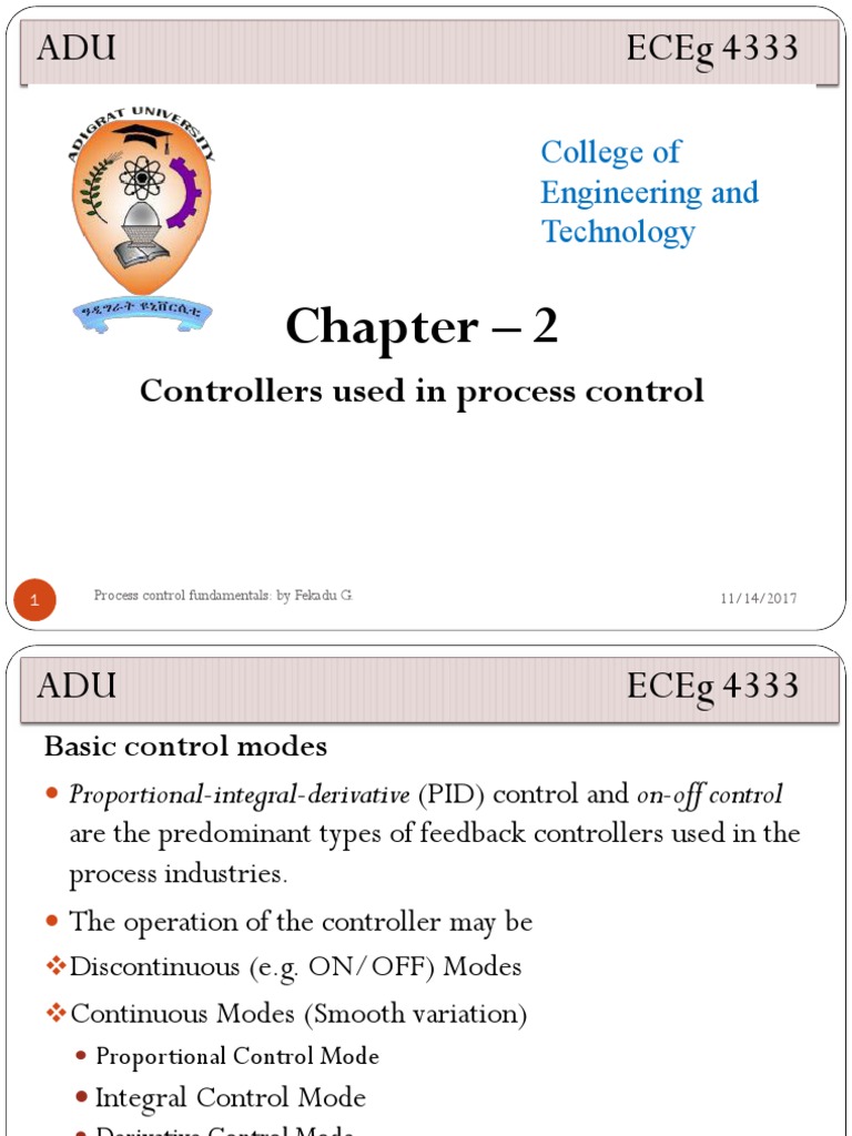 Chapter 2 Process Controll | PDF | Control Theory | Cybernetics