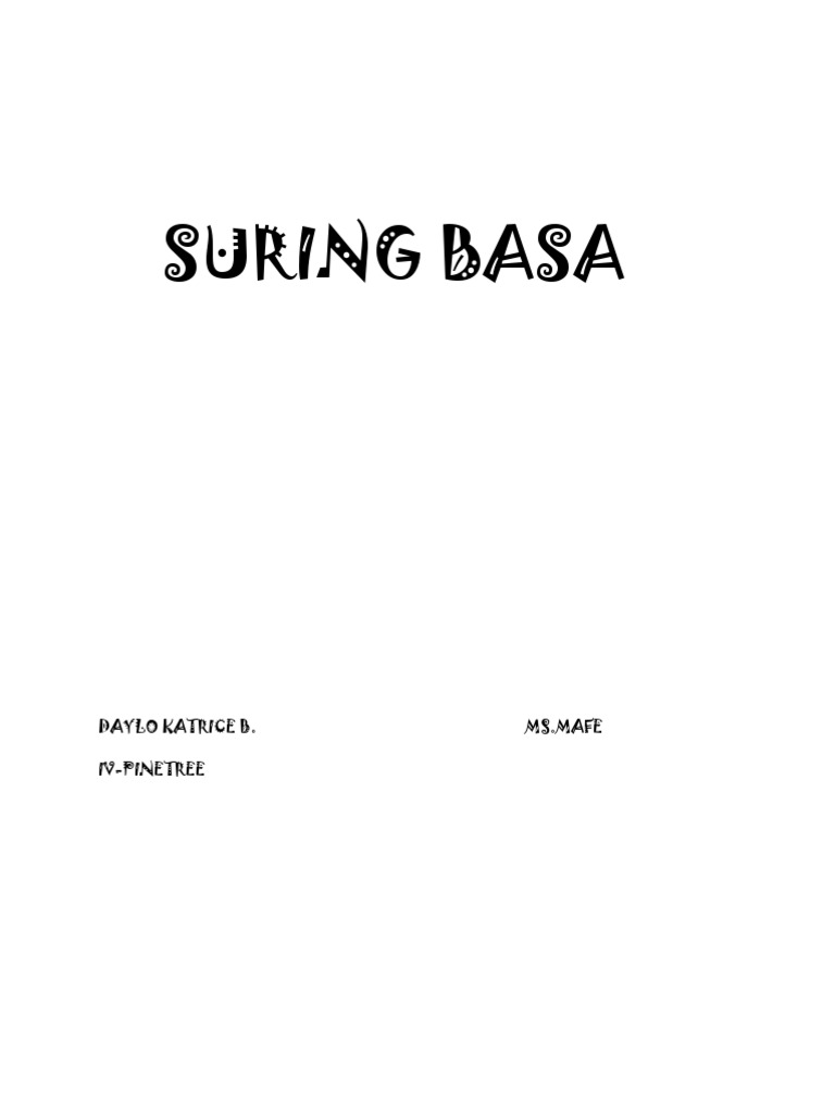 Suring Basa | PDF