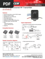 dBm to dBmV/dBuV Conversion Chart | PDF | Decibel | Power (Physics)