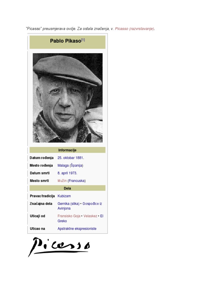 Pablo Picasso | PDF
