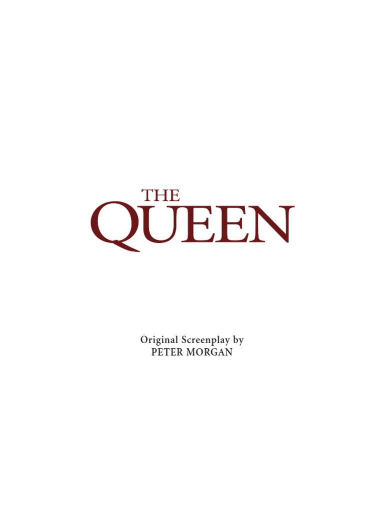 The Queen Peter Morgan Script PDF | PDF | History | Mystery, Thriller ...