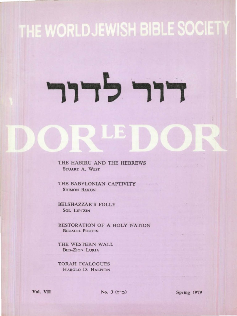 The Habiru and The Hebrews - Stuart A. West PDF | PDF | Book Of Genesis ...