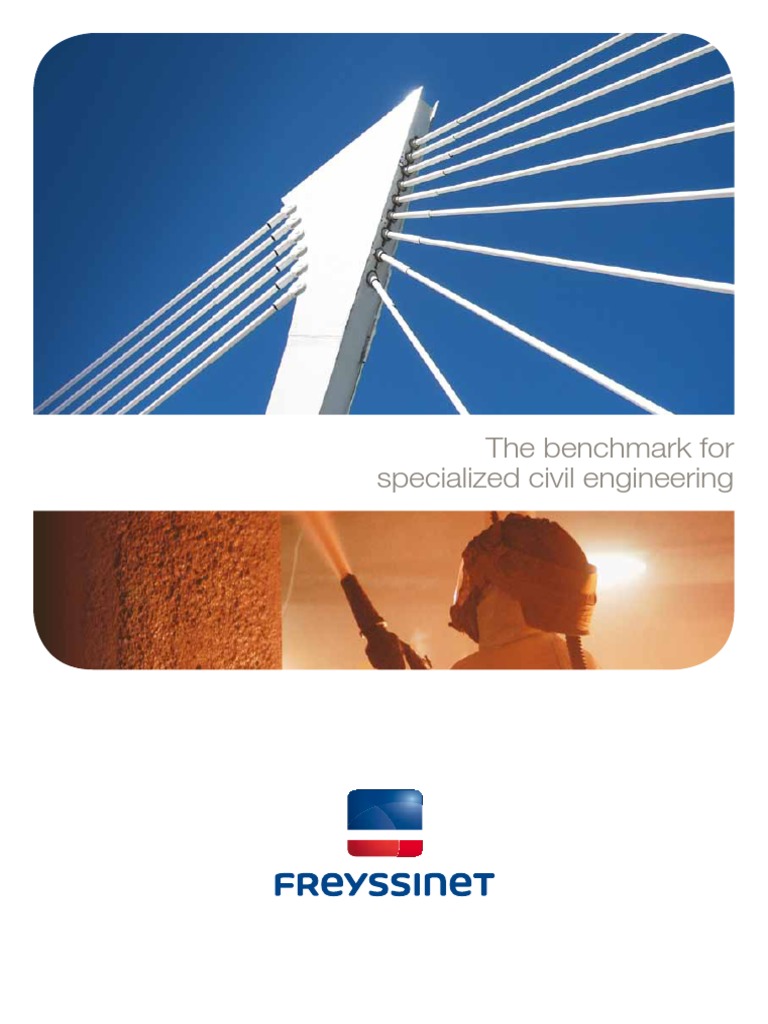 Freyssinet Brochure en | PDF | Prestressed Concrete | Engineering