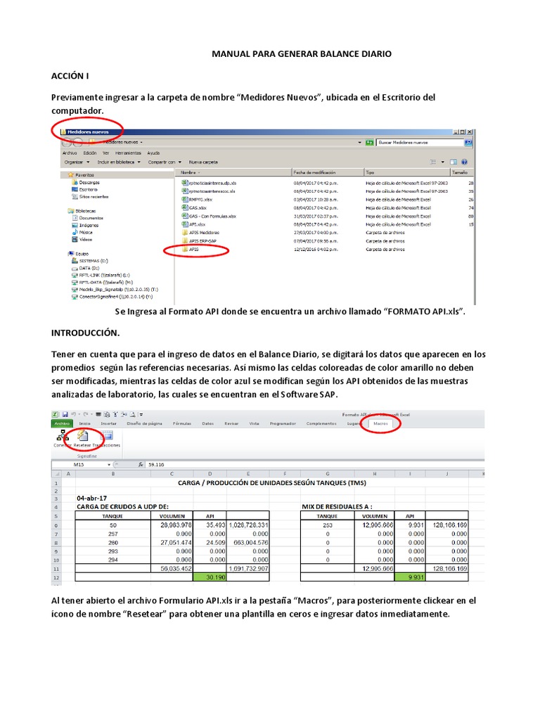 Manual para Generar Balance Diario | PDF | Archivo de computadora ...