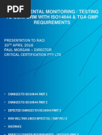 ISO 14644-3 Cleanroom Recovery Test Guide | PDF