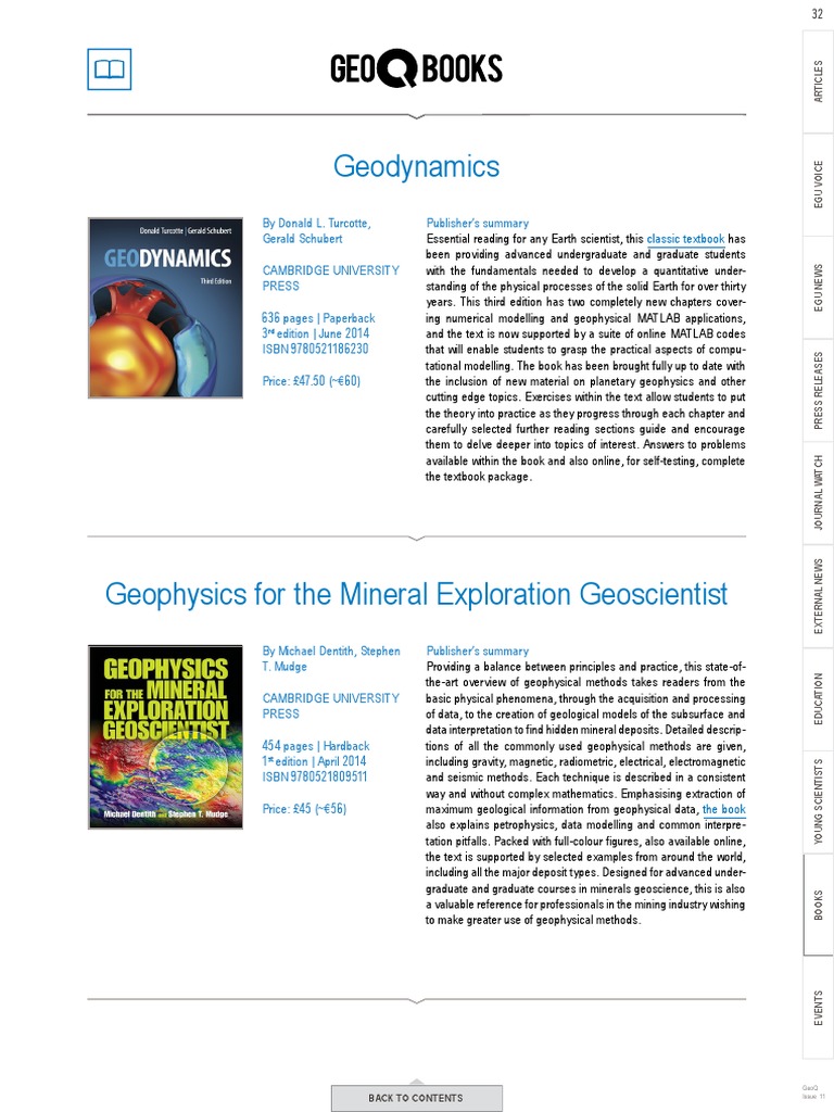 Geodynamics: Classic Textbook | PDF | Climate | Volcano