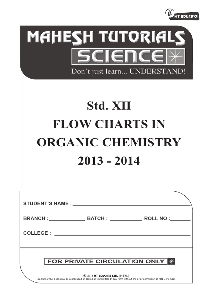Flow Charts in Organic Chemistry PDF | PDF | Alcohol | Carboxylic Acid
