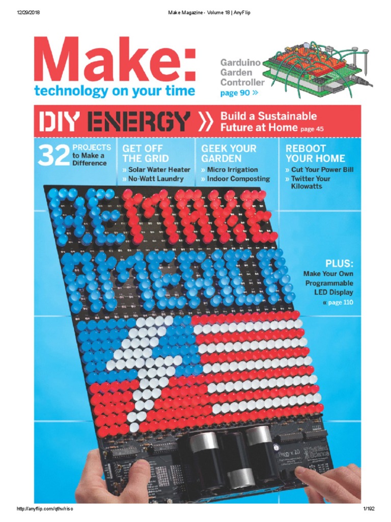 Make Magazine - Volume 18 - AnyFlip | PDF