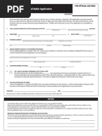 Postal Vote Application Form 2023 | PDF