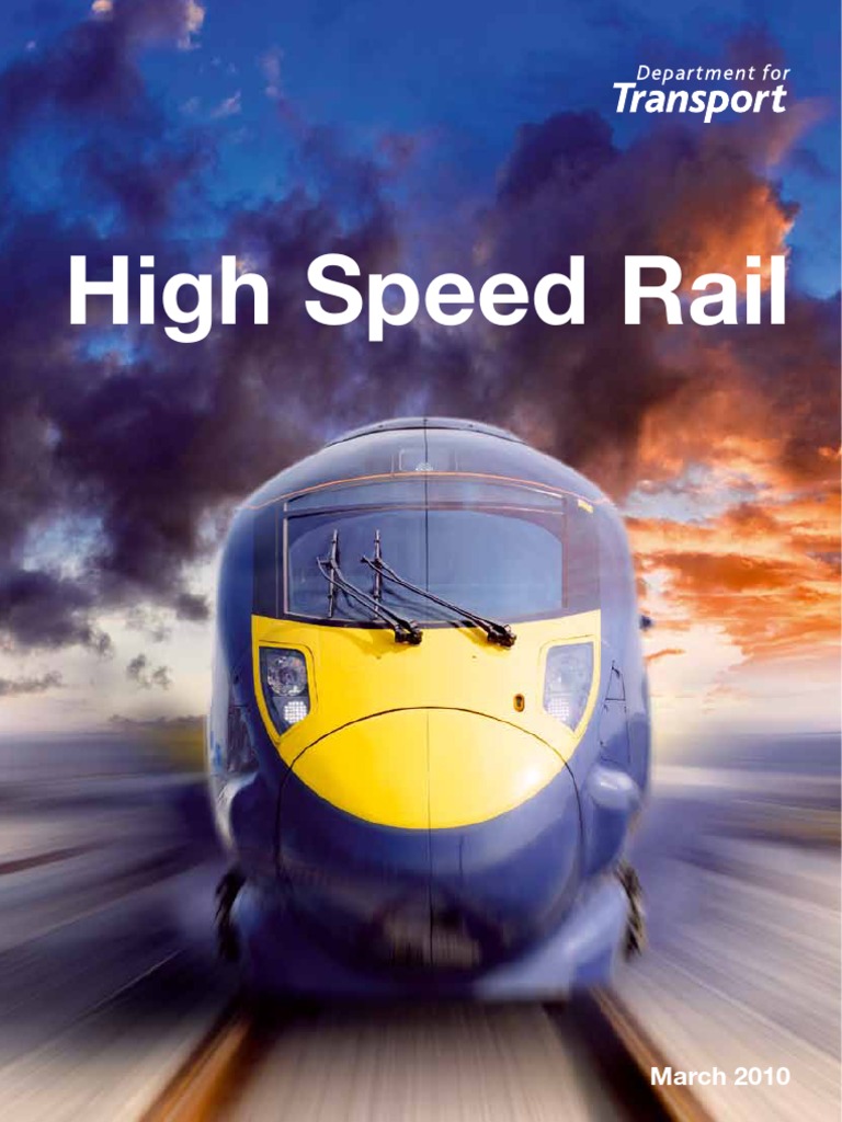 High Speed Rail Command Paper | PDF | High Speed Rail | Rail Transport