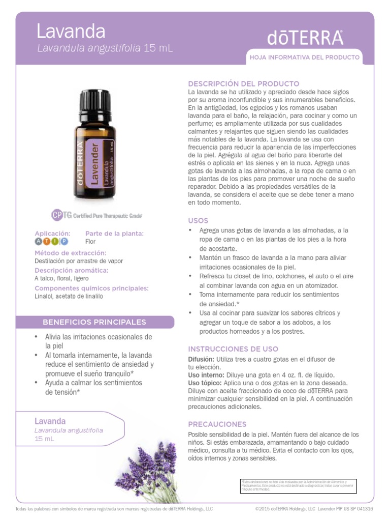 Lavanda | Descargar gratis PDF | Lavandula | Bienestar