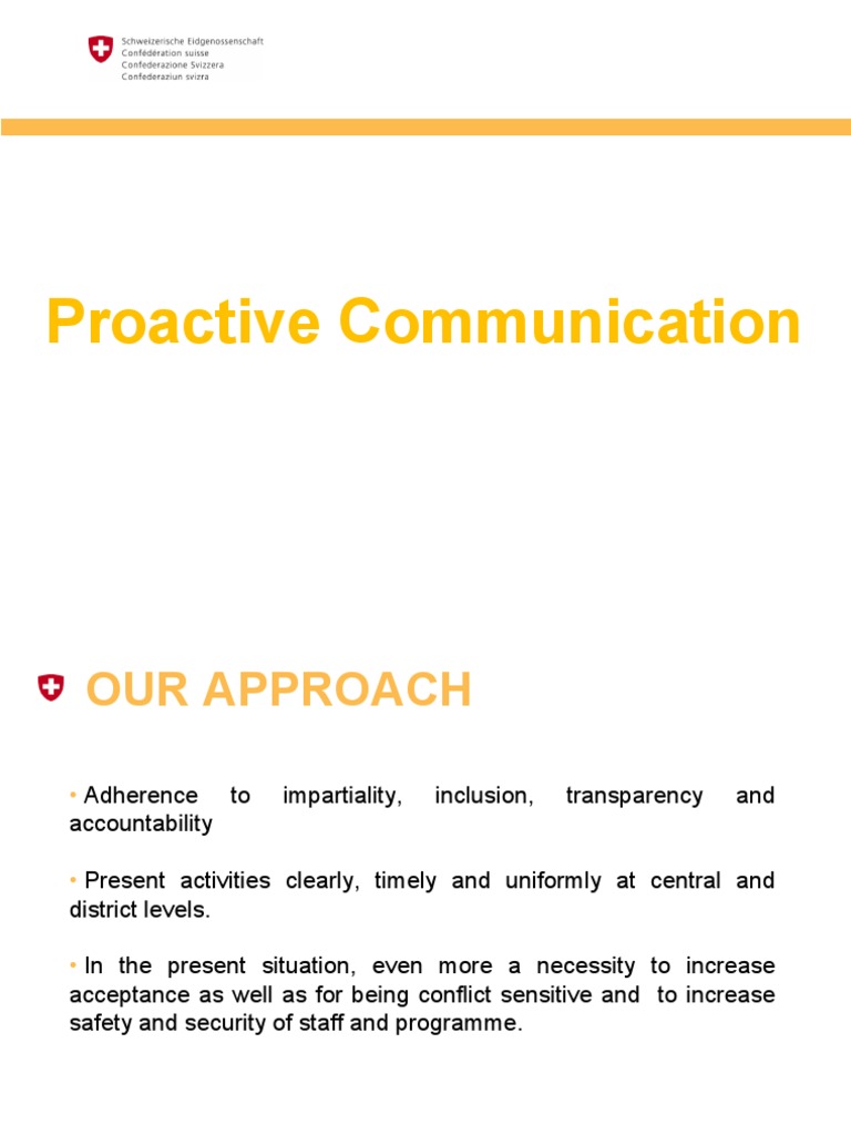 9 Proactive Communication 014 | PDF