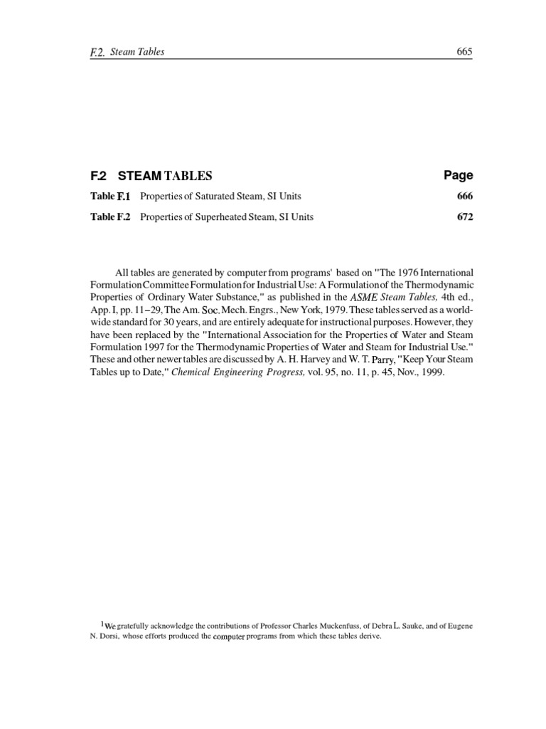 Steam Tables: Saturated & Superheated Properties | PDF | Enthalpy | Steam