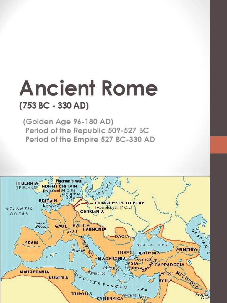 Ancient Rome: (753 BC - 330 AD) | PDF | Roman Empire