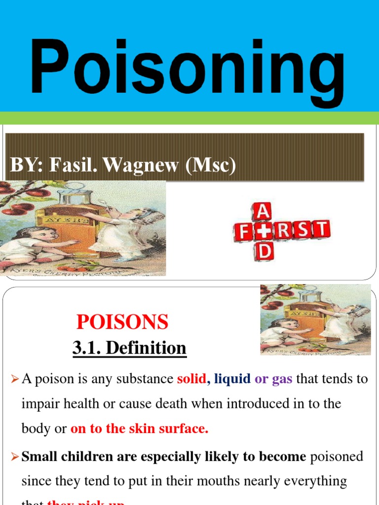 7.POISONS and Burn 4 Lab Fasil 2010ec | PDF | Poison | Burn