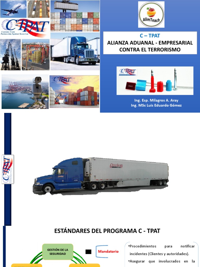 Estándares del Programa C-TPAT en Español | PDF | Transporte | El ...