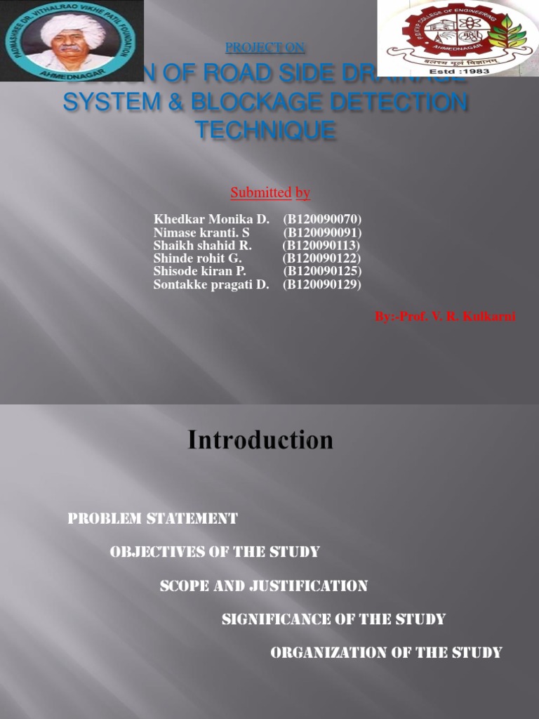 Design of Road Side Drainage System | PDF | Surface Runoff | Road