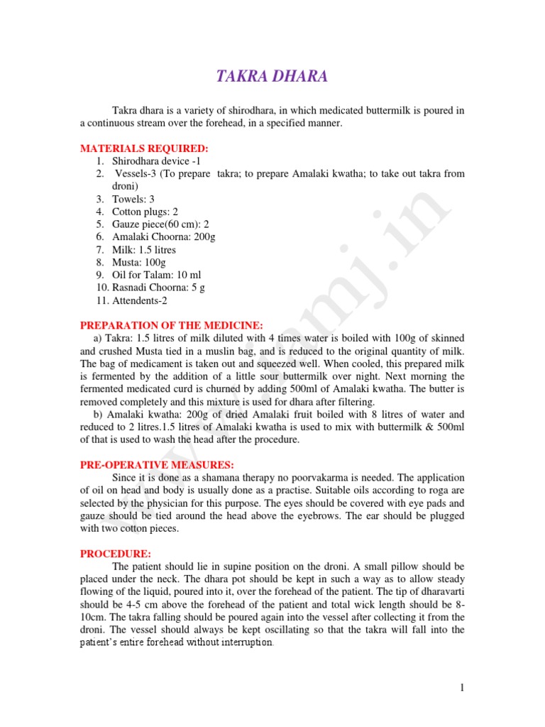 Takra Dara | PDF | Buttermilk | Nature