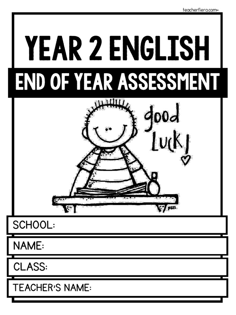 YEAR 2 END OF YEAR ASSESSMENT From Teacherfiera PDF | PDF