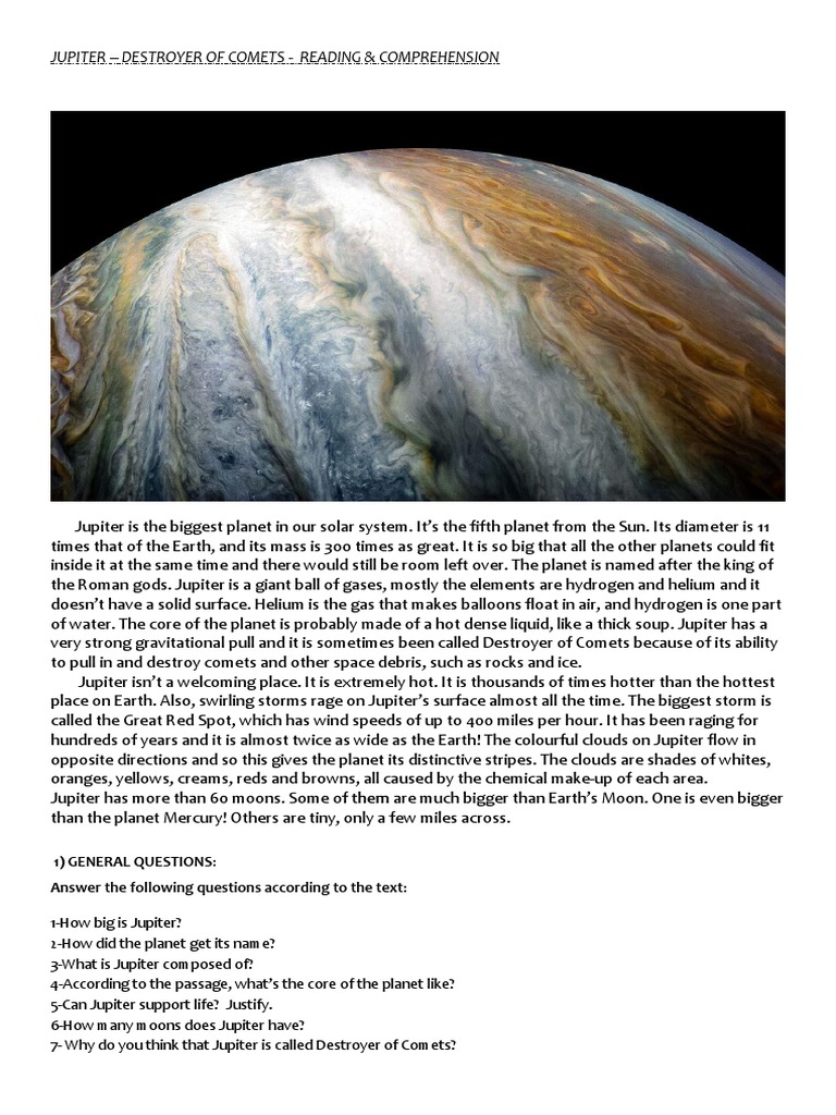 Jupiter: The Giant Planet Explained | PDF | Jupiter | Planets