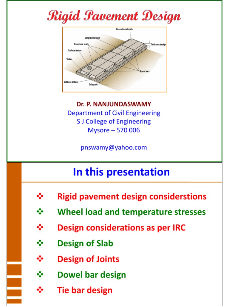Rigid Pavement Design Considerations: A Comprehensive Overview of ...