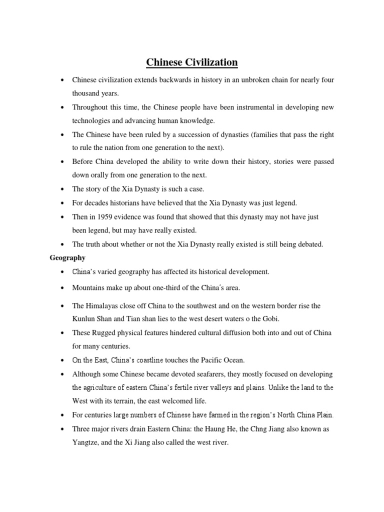 Chinese Civilization | PDF | Confucianism | Confucius