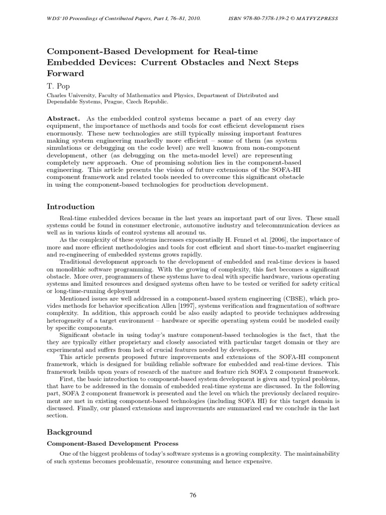 Dispense Avanzate C | PDF | Component Based Software Engineering | Embedded System