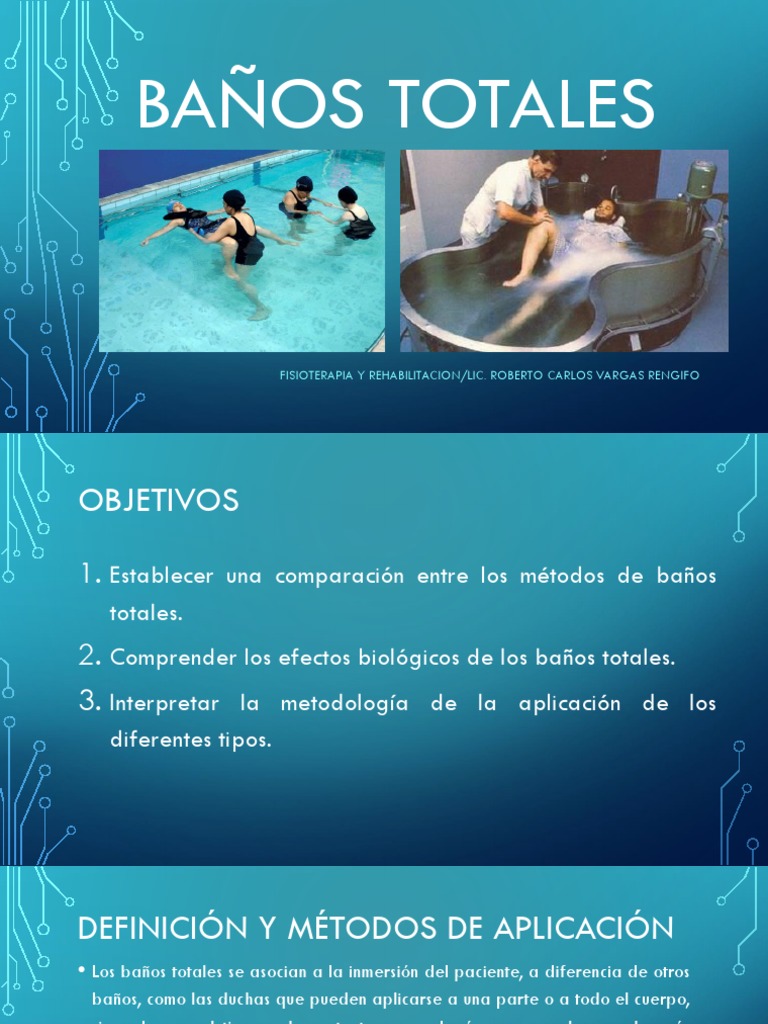 Efectos y Métodos de Baños Totales | PDF | La columna vertebral ...