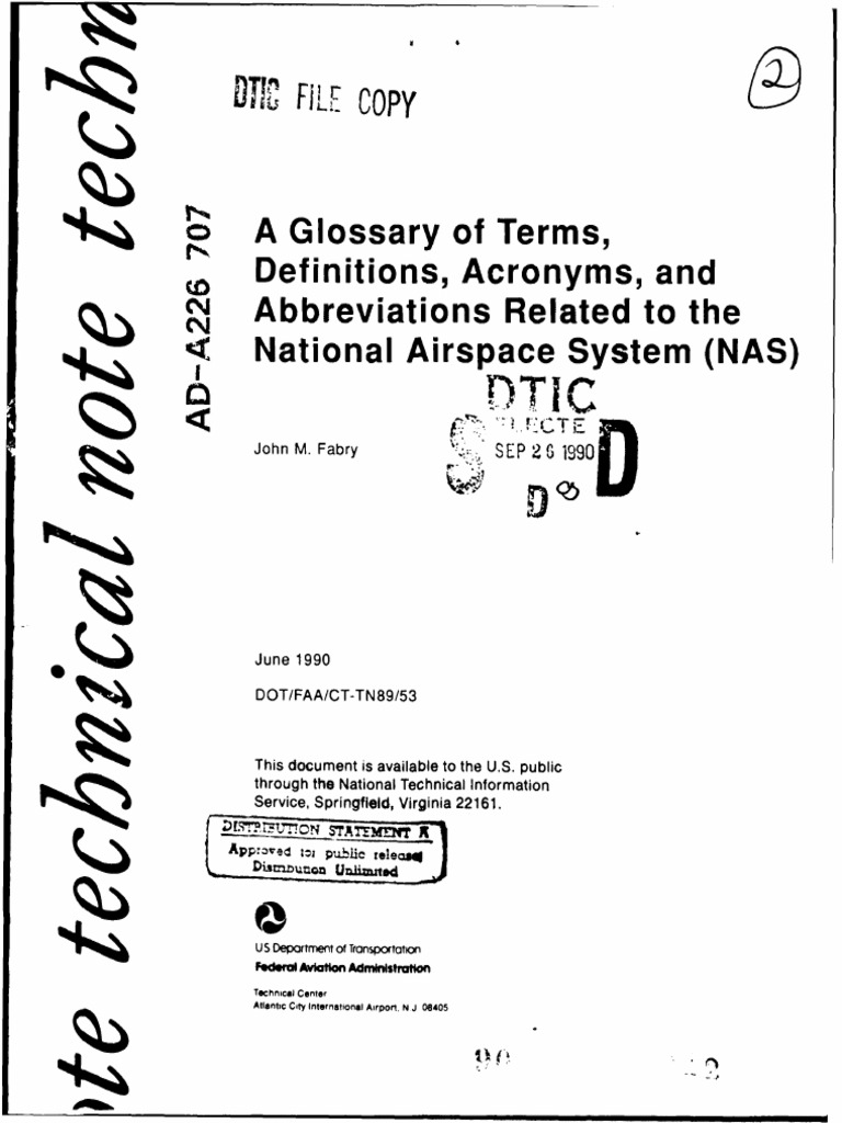 Aviation Acronyms | PDF | Air Traffic Control | Instrument Flight Rules