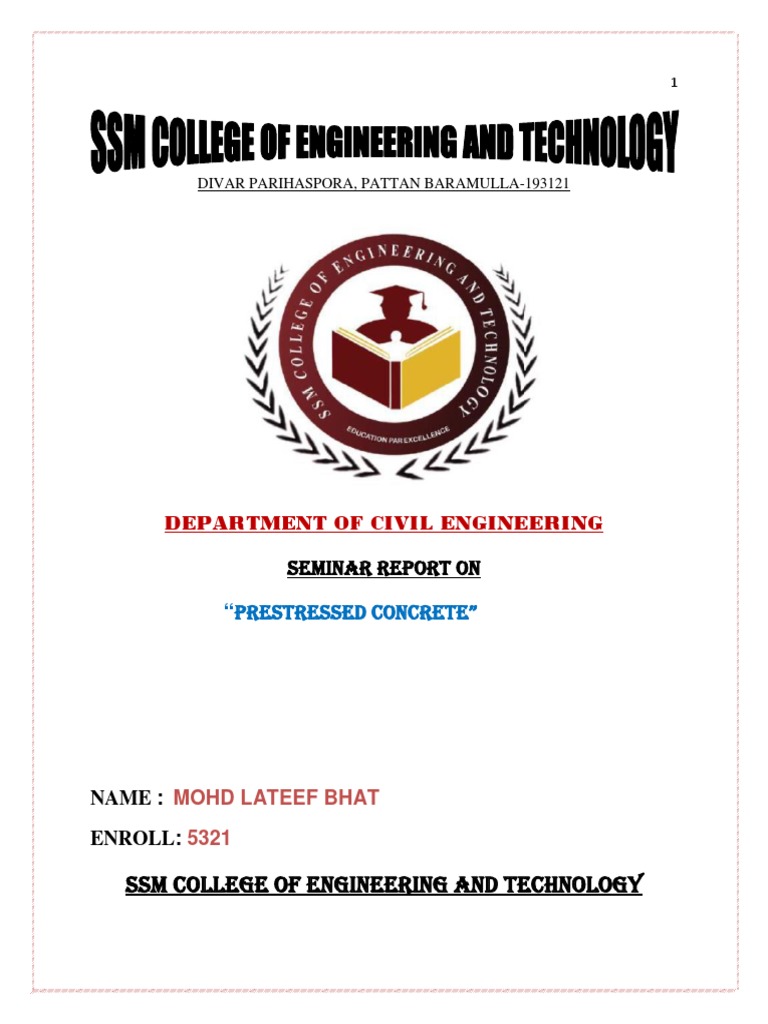 Report of Presentation | PDF | Prestressed Concrete | Stress (Mechanics)