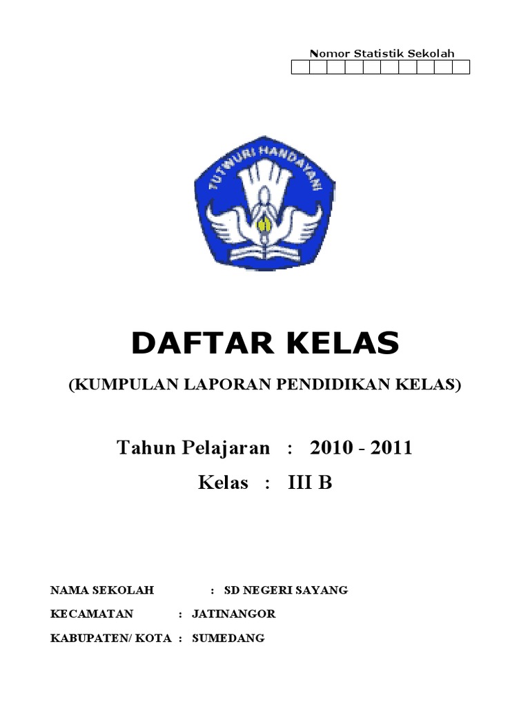 Cover Daftar Kelas | PDF | Ilmu Sosial