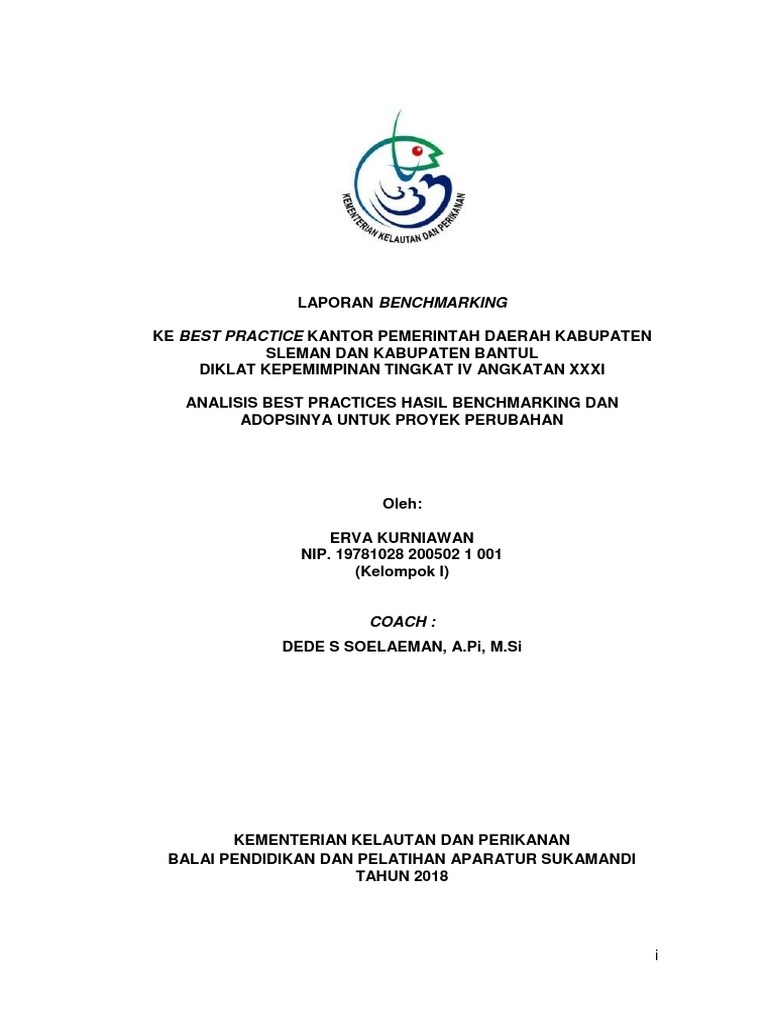 LAPORAN BENCHMARKING KE BEST PRACTICE KANTOR PEMERINTAH DAERAH ...