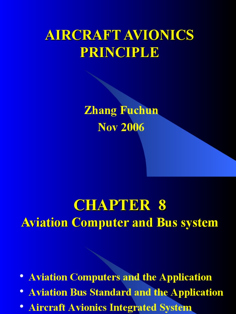 Aircraft Avionics4 | PDF | Input/Output | Analog To Digital Converter