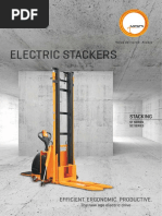 Maini Stackers Complete Range Catalogue | PDF | Electric Motor | Elevator