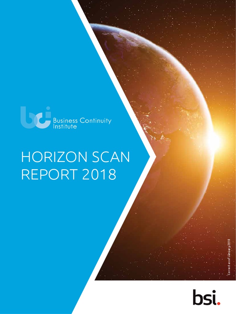 BCI Horizon Scan Report 2018 FINAL PDF | PDF | Computer Security | Security