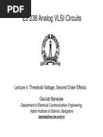 CMOS Body Effect in VLSI Design | PDF | Mosfet | Cmos