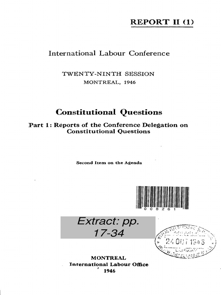 Montreal Conference | PDF | Constitutional Amendment | International ...