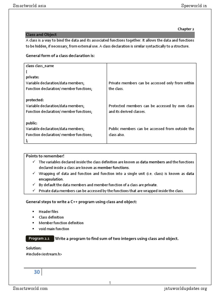 Object Oriented Programming Through C C2 Pdf Constructor Object Oriented Programming 0114