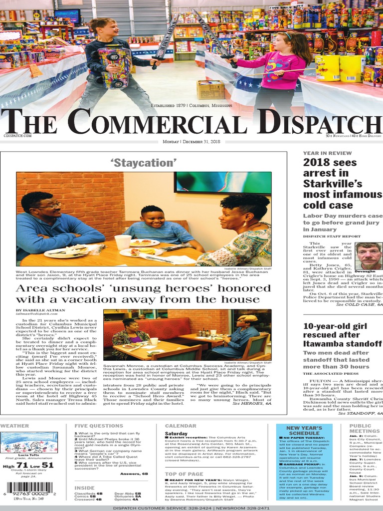 Commercial Dispatch Eedition 12-31-18 | PDF | United States Postal ...