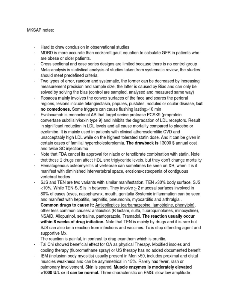 MKSAP Notes | Download Free PDF | Zika Fever | Medical Specialties