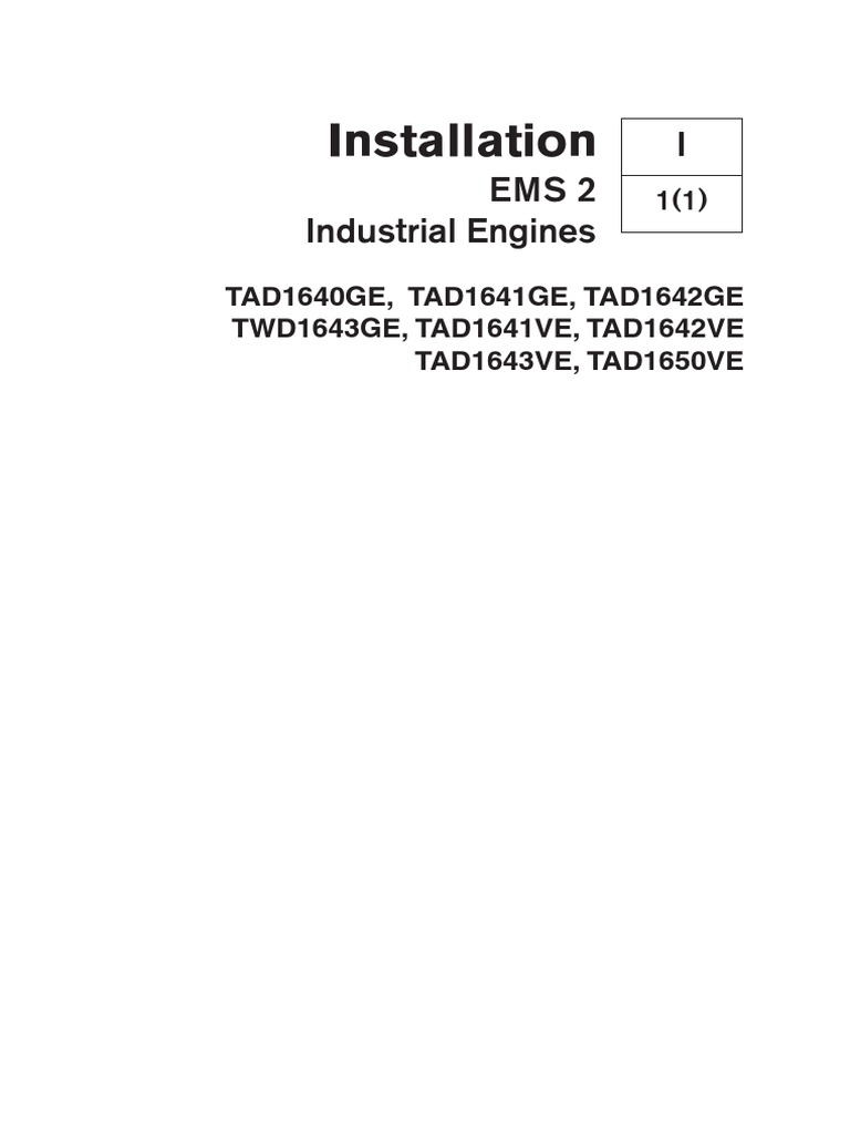 Installation EMS 2 Dec-08 | PDF | Fuel Injection | Vehicle Technology