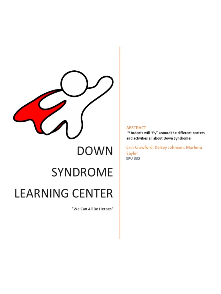 Down Syndrome Learning Center Activities | PDF | Down Syndrome | Shape